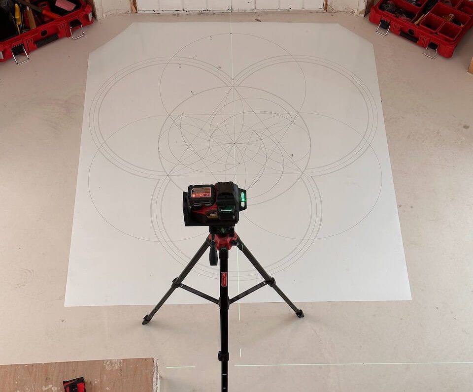 Custom terrazzo with medallion – Victoria Stone Design Polished ...